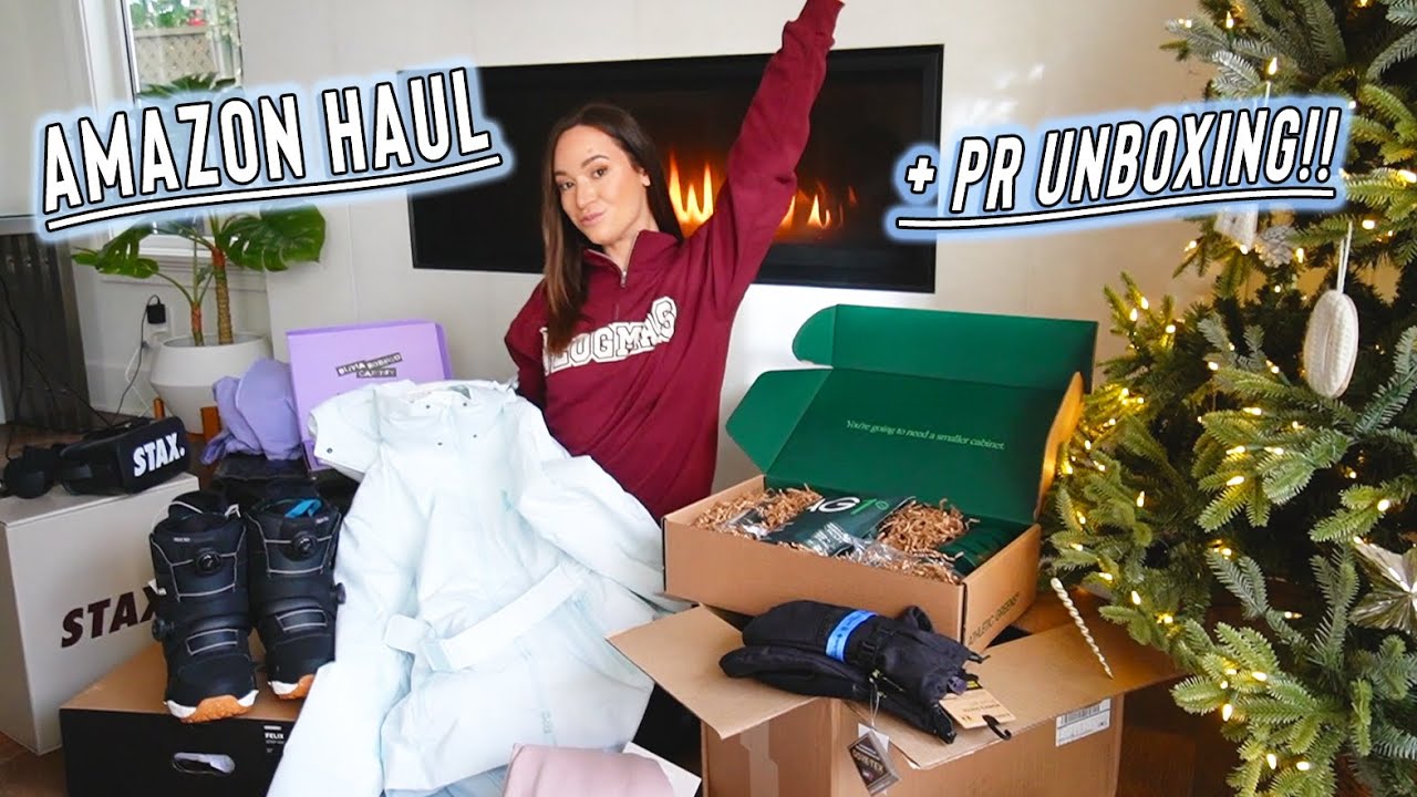 HUGE Amazon Haul + PR Unboxing!! Vlogmas Day 15 - YouTube