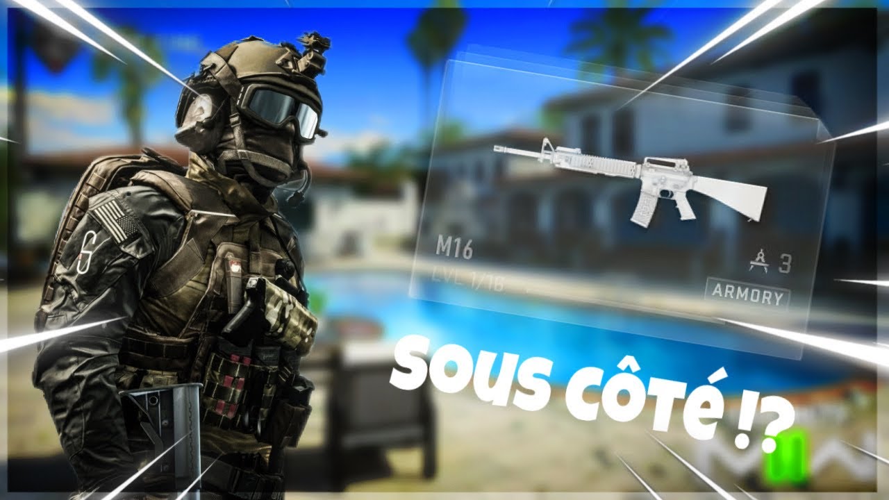 La M16 sur MWII est trop SOUS CÔTÉ !? - YouTube