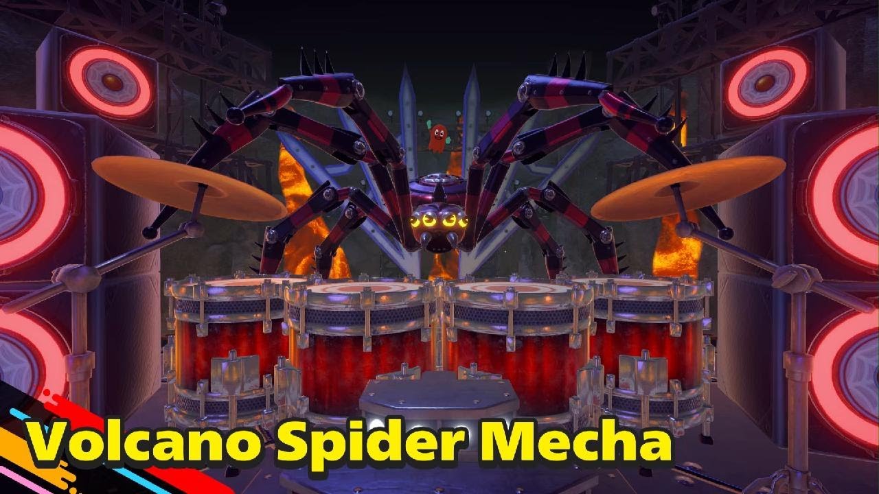 PAC-MAN WORLD 2 Re-PAC [Volcano Spider Mecha Boss Fight] - YouTube