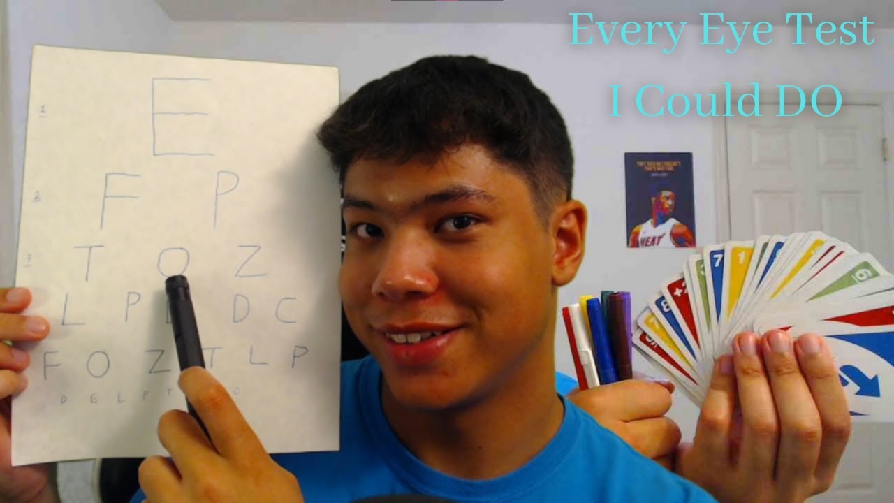 ASMR Eye Exam With ALL the Eye Tests(Color Test, Dilation, and reaction ...