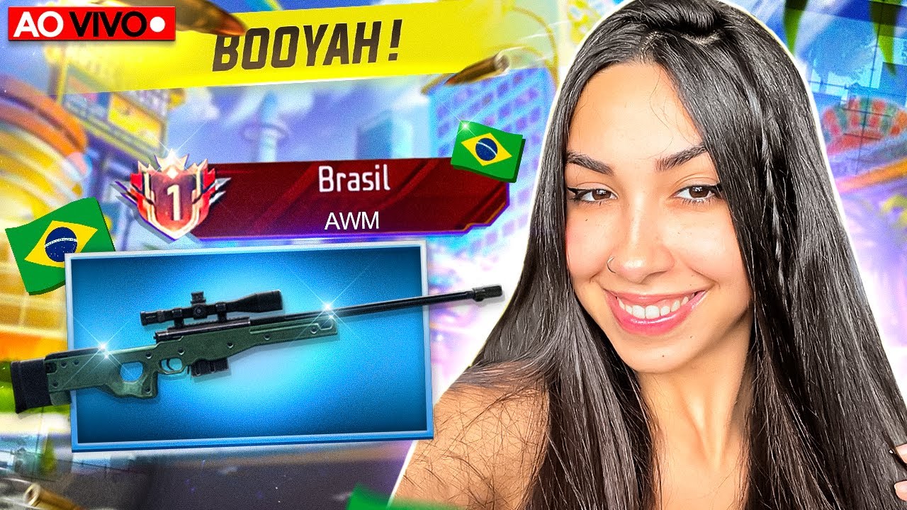 🔥 RUMO AO TOP 1 DO BRASIL DE AWM 🔥 FREE FIRE AO VIVO LETHICIAX FF - YouTube