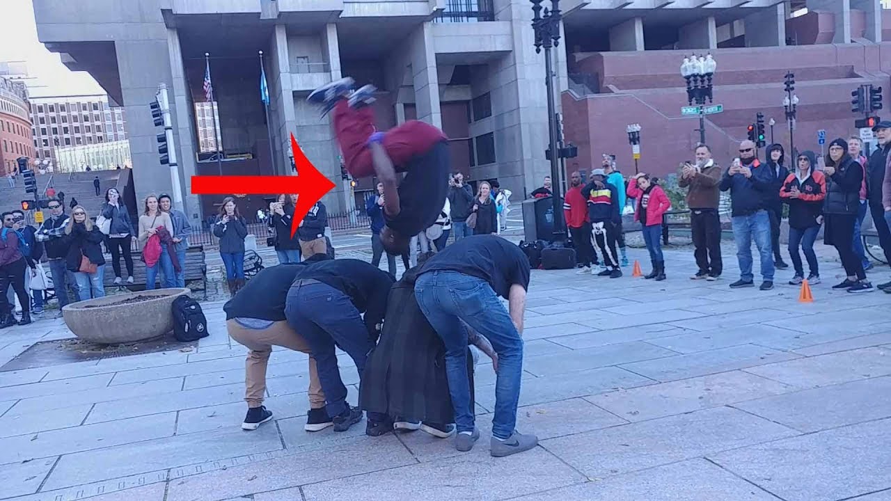 Best Friend gets JUMPED in Boston! - YouTube