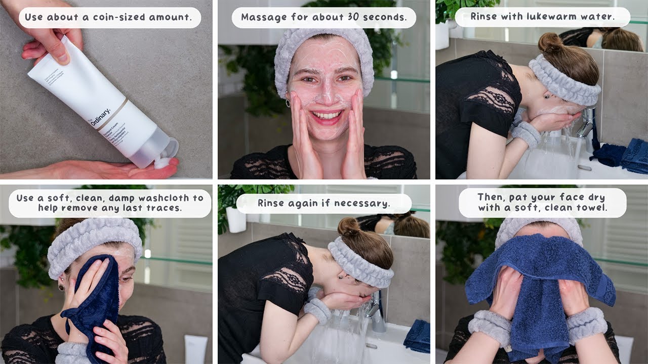 How to use The Ordinary Glycolipid Cream Cleanser - YouTube