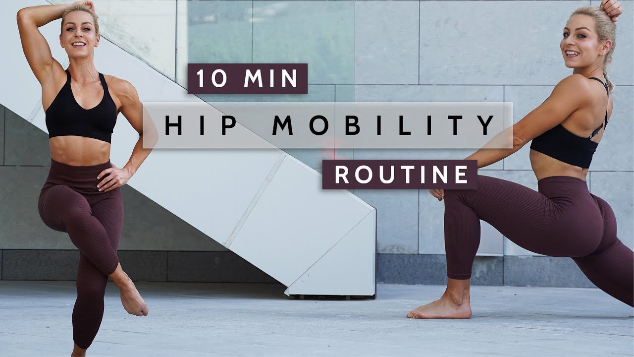 DAY 27 RISE & SHINE - 10 MIN HIP MOBILITY ROUTINE | Follow Along ...