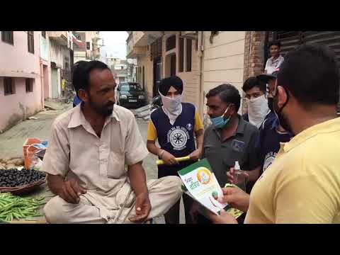 Distribution pamphlets to aware people about covid-19 by NSS volunteers ...