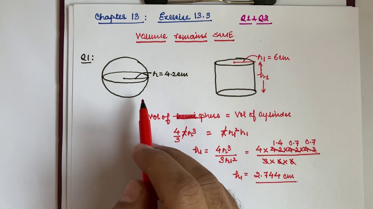 Class 10 Maths Chapter 13 Exercise 13.3 Q1 & Q2 - YouTube