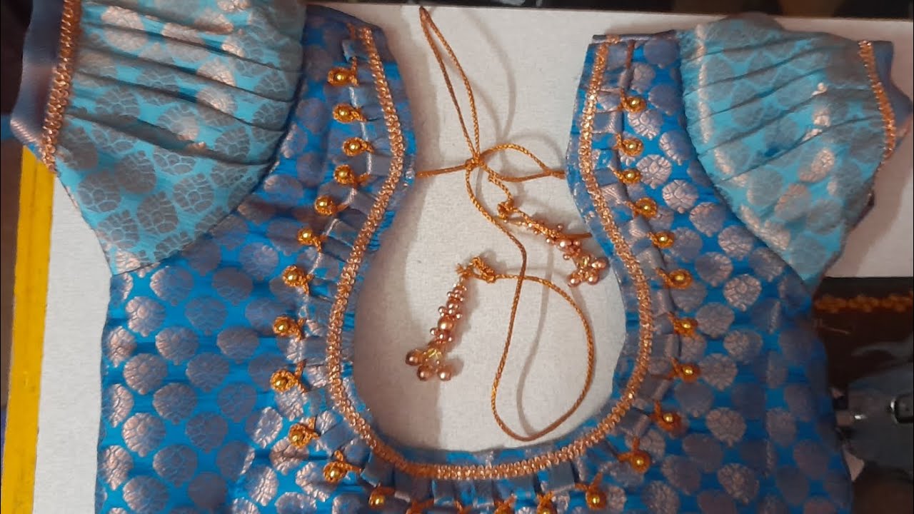 blouse back neck design easy stitching model blouse nack design - YouTube