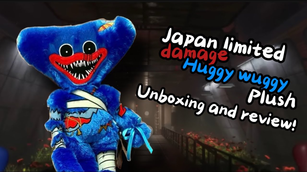 Japan limited “damage huggy wuggy plush” unboxing and review! ( my ...