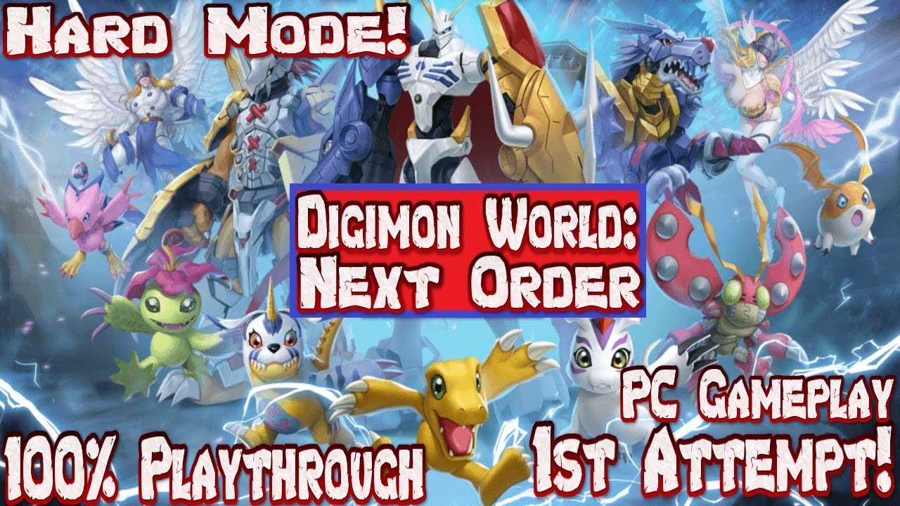 Digimon World Next Order PC Hard Mode 100% Lets Play Ep 1: My First ...