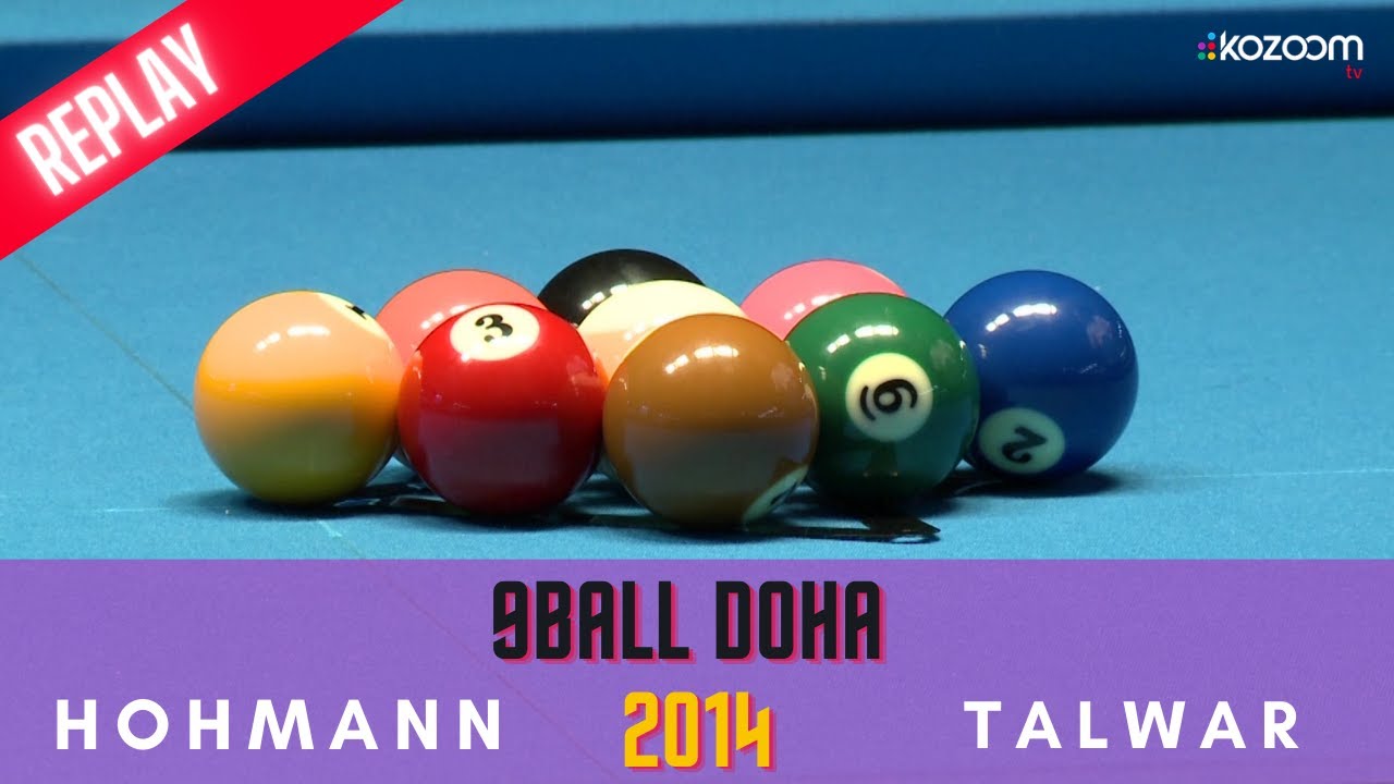 Pool 9Ball DOHA 2014 - HOHMANN vs TALWAR - YouTube