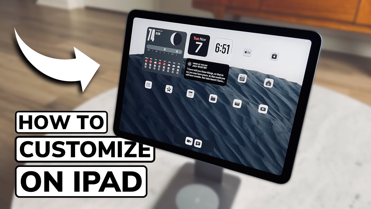 Ultra Minimalist Homescreen Setup for iPad (Full Customization Tutorial) - YouTube