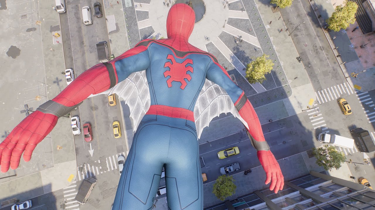 Pro Web GLIDING for 1 minute and 30 seconds straight || Spiderman 2 ...