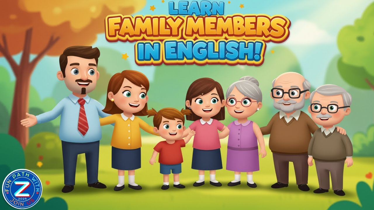 Learn Family Members in English | Meet the Family - YouTube