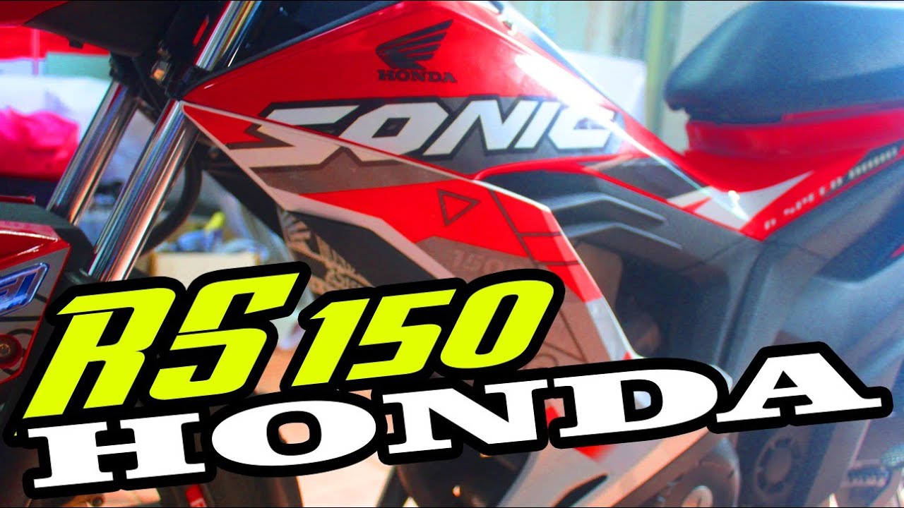 Honda RS sonic 150 sticker decals design - YouTube