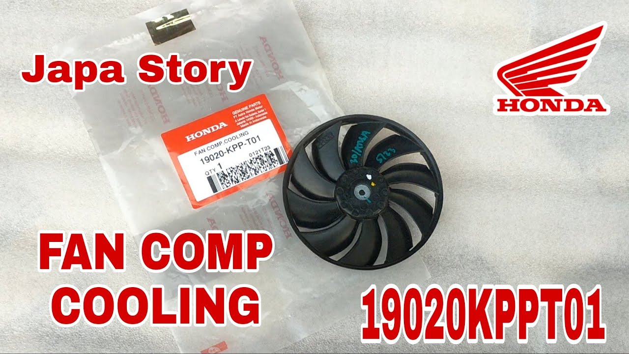 19020KPPT01 Kipas Radiator CBR150R CBR250RR SONIC SUPRA 150 GTR Fan ...