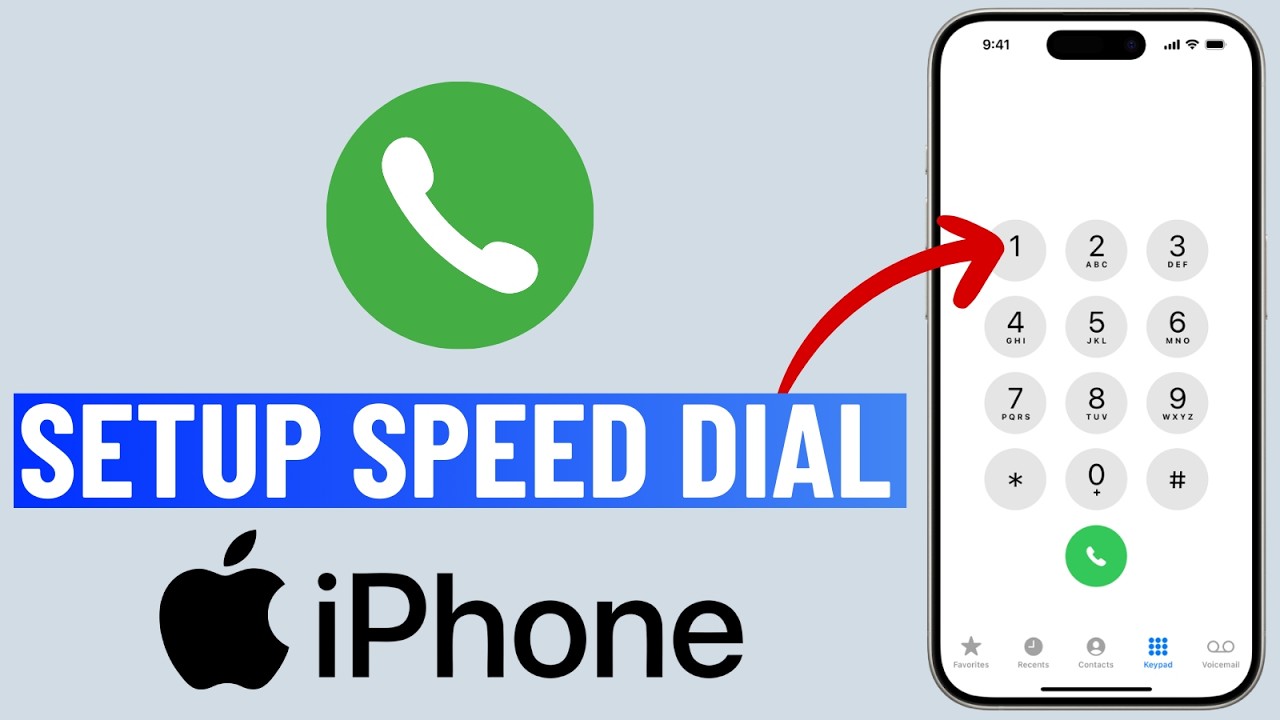 How to Use Speed Dial on iPhone | Call People With One Tap - YouTube