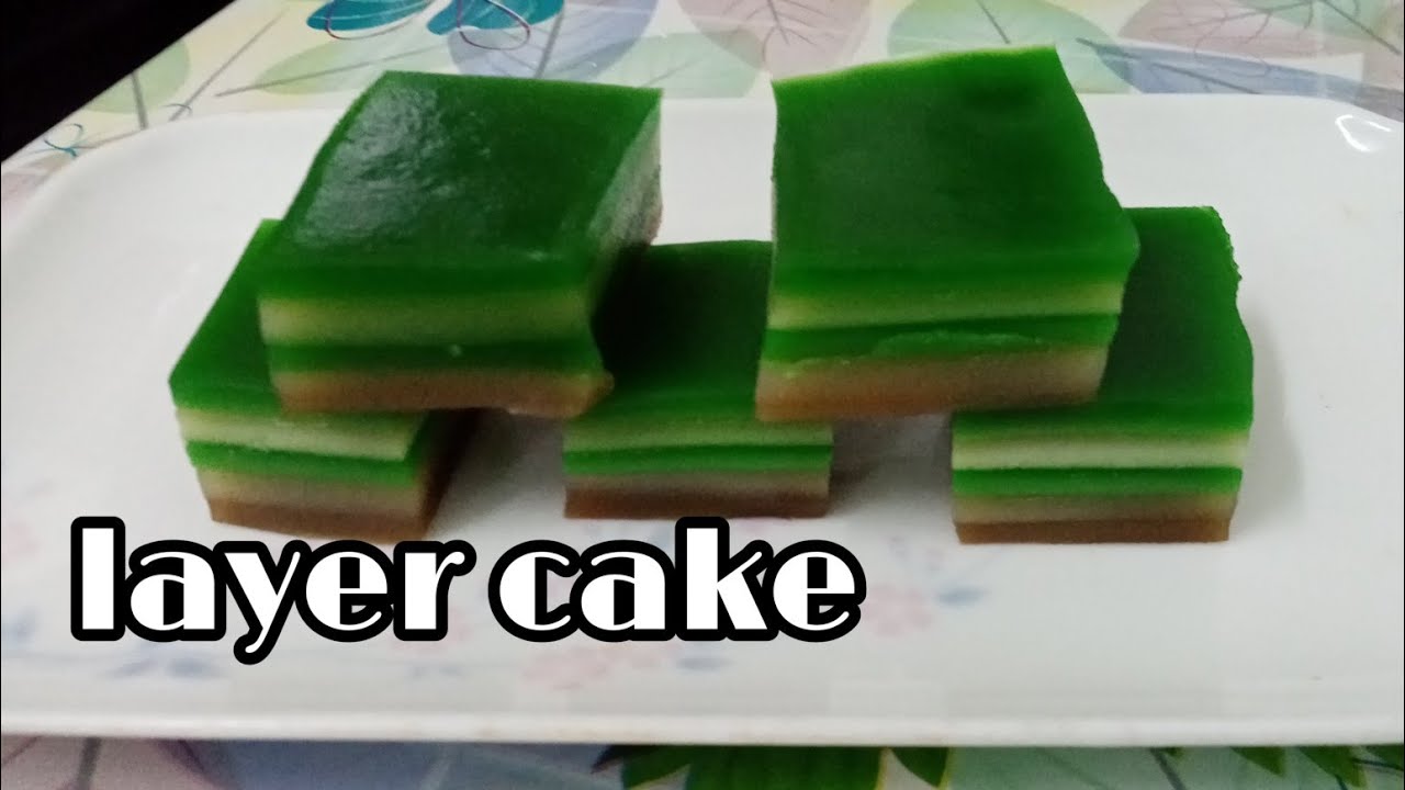 Tapioca layer cake my own idea - YouTube