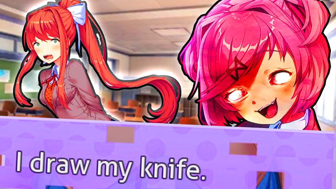 Yuri THREATENS Monika and Natsuki (DDLC MODS)(Doki Doki Storm Mod ...