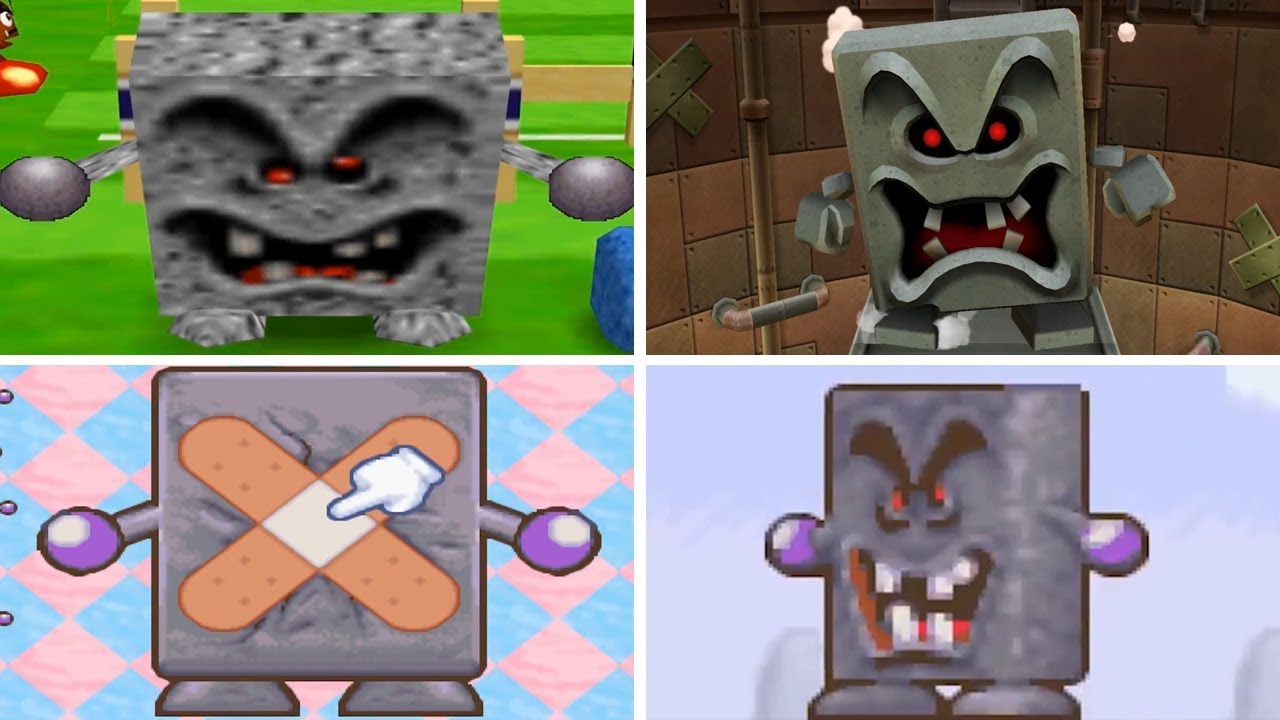 Evolution of - Whomp Minigames in Mario Party - YouTube