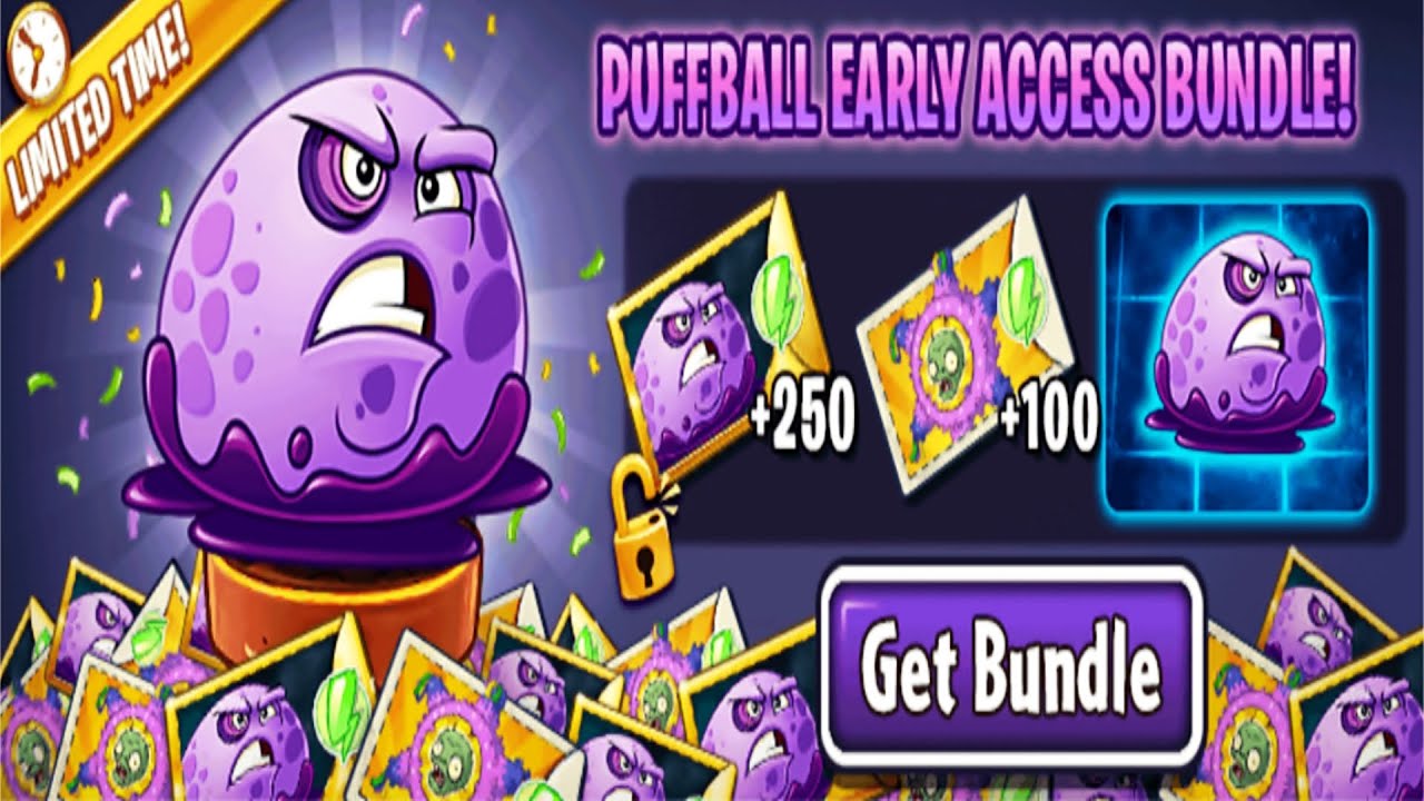 Plants VS. Zombies 2| Puffball Early Access Bundle: Gameplay 2020 - YouTube