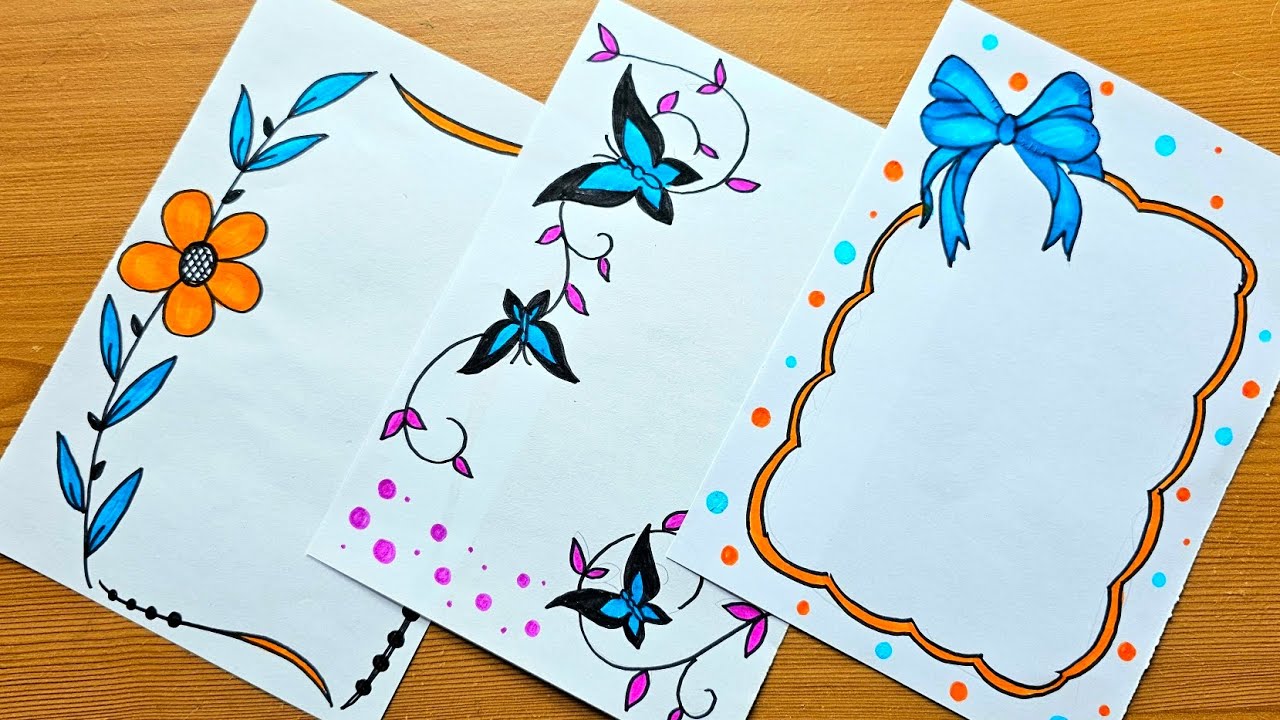 Project Border Designs || Front Page Designs for Project, Assignment ...