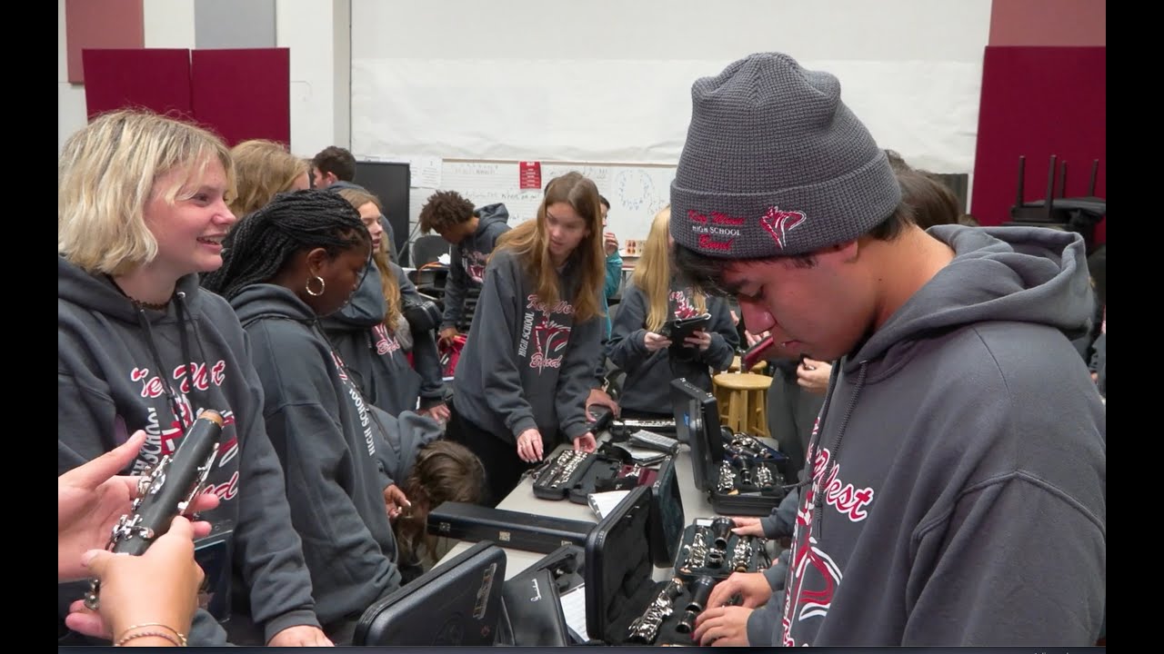 Key West High School Band Departs to March in London New Year's Day ...