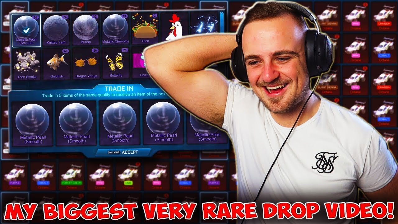 My BIGGEST Very Rare Drop Trade Up video in Rocket League! - YouTube