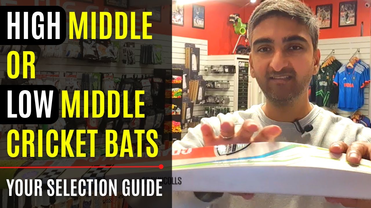 High Middle or Low Middle Cricket Bat? - YouTube
