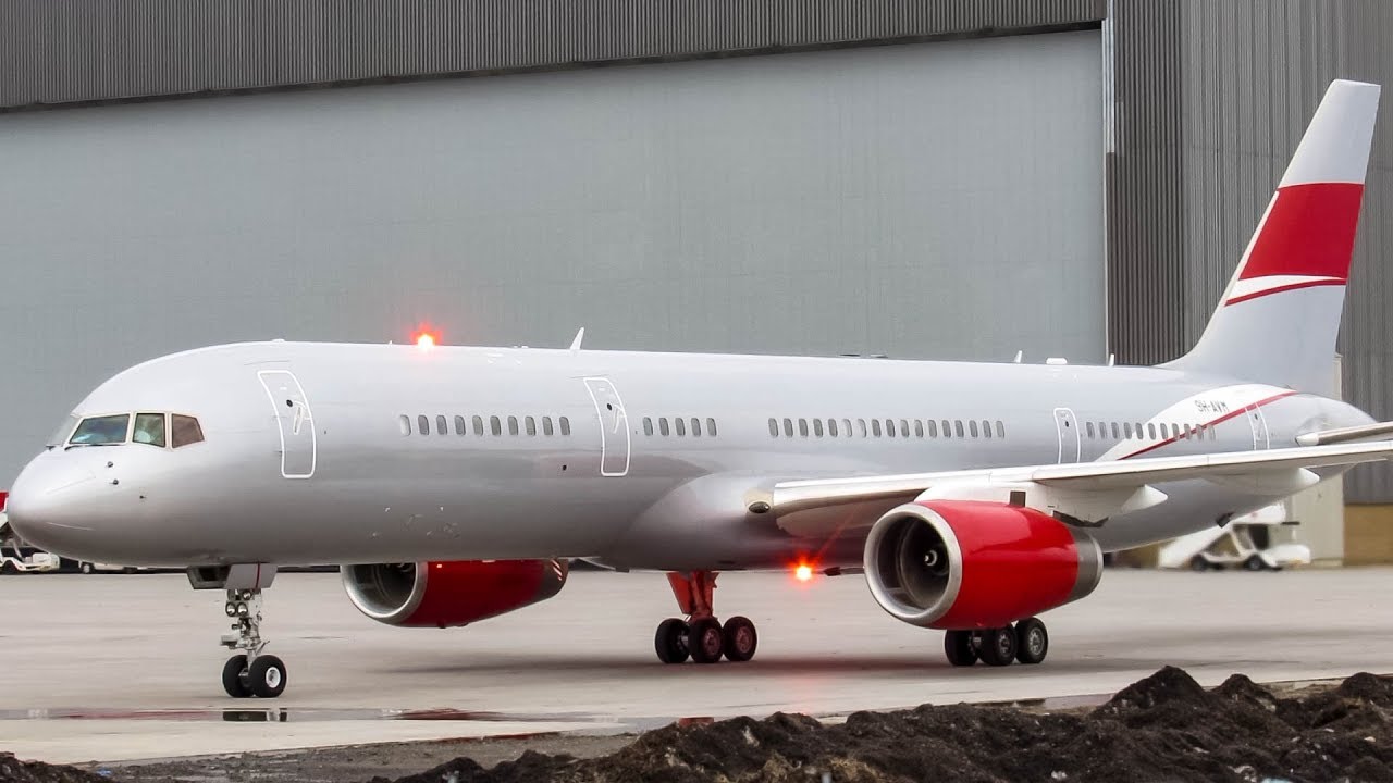 JetMagic Boeing 757-200 (B752) landing & departing Montreal (YUL/CYUL ...