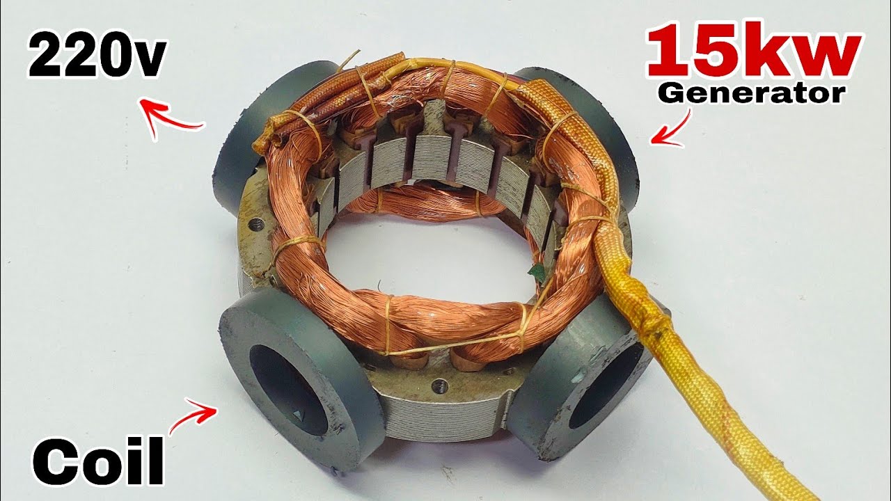 I turn Copper coil and small magnetic into220v 15000w || A good ...