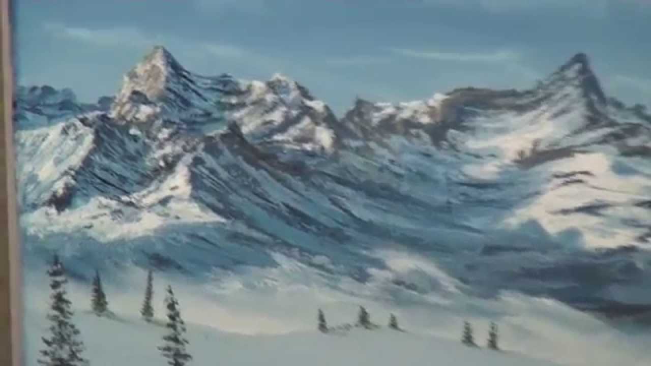 Mountainscape painting - YouTube