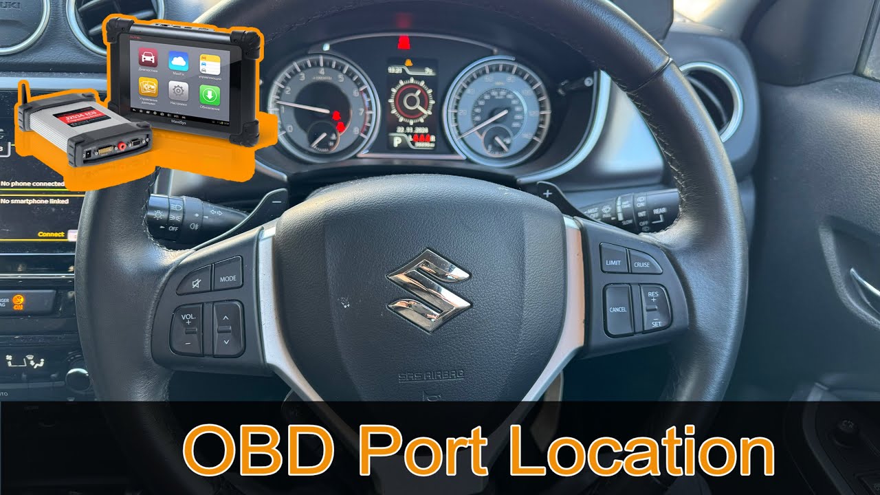 2021 SUZUKI VITARA - OBD port location - YouTube
