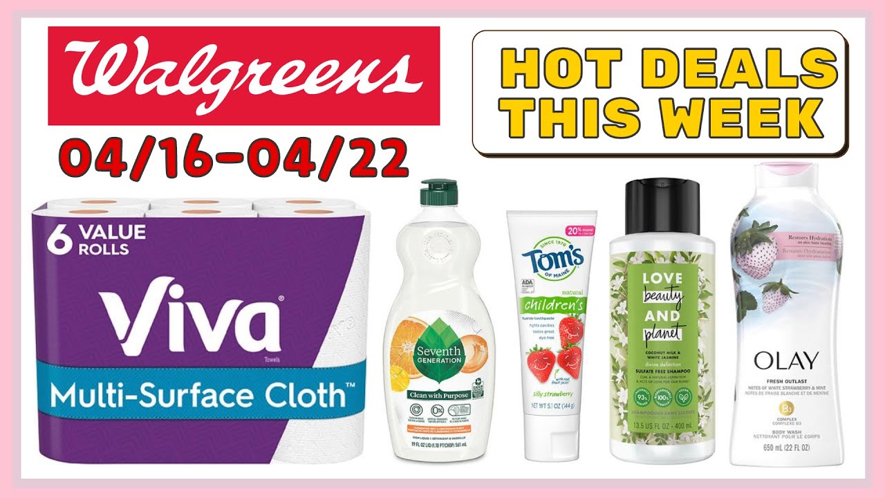 💁🏻‍♀️ Walgreens Hot Deals This Week 04/16-04/22 | Digital Coupons Only ...