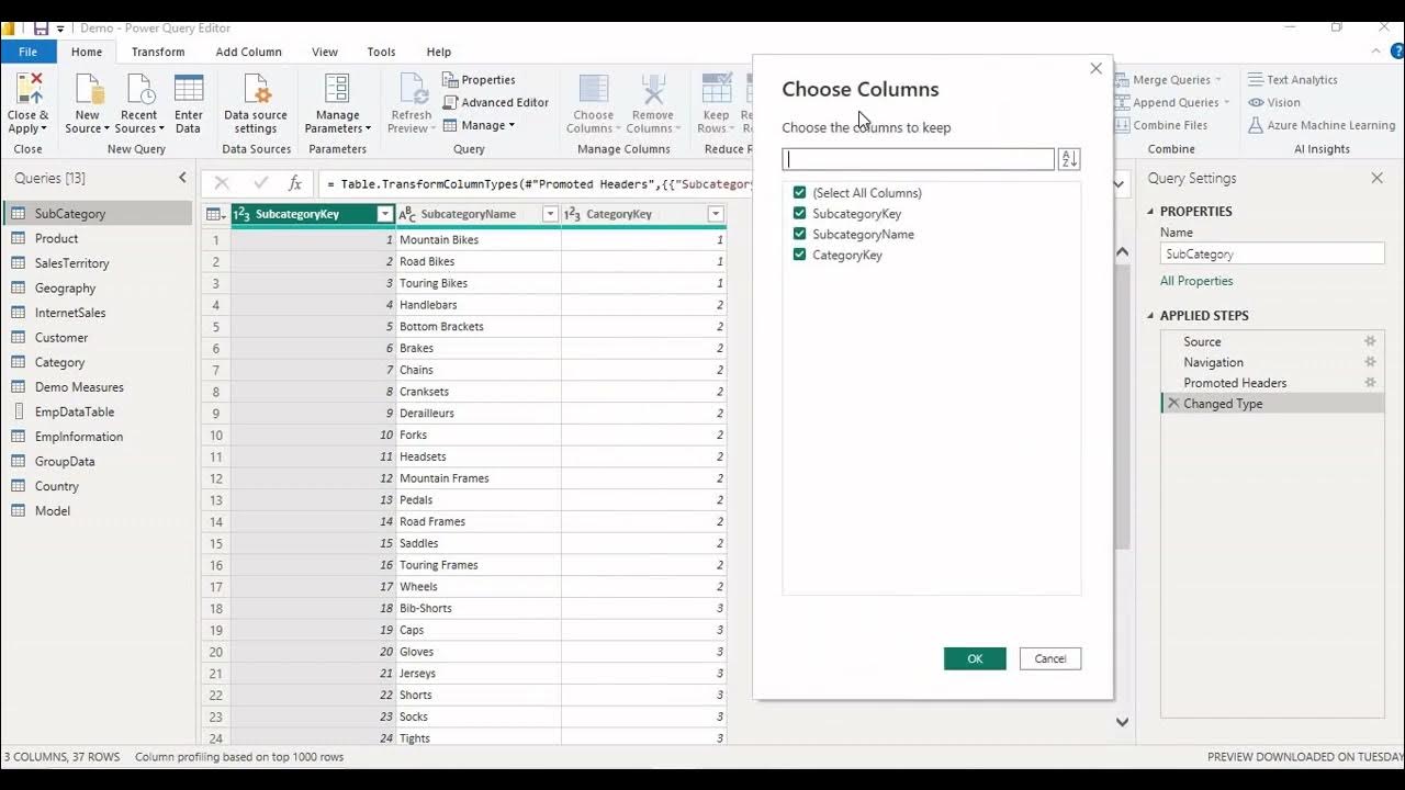 187.Understand about Keep Rows and Remove Rows in Power Query Editor in Power BI Desktop ...