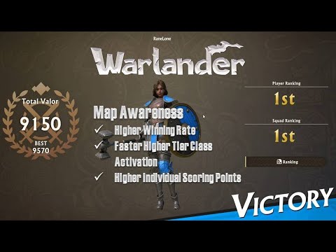 Warlander Gameplay - How Essential is Map Awareness? Achieving Top Rank ...