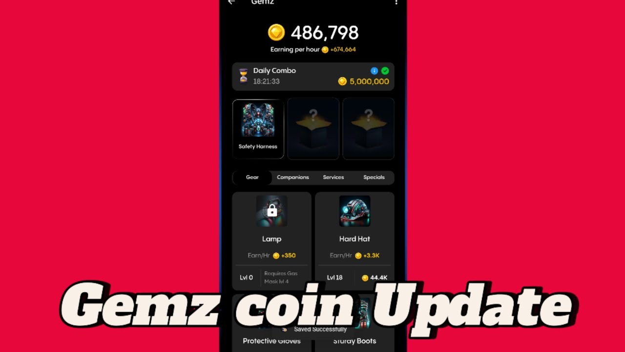 Gemzcoin project new update.... working new system started Don't miss 💎 ...