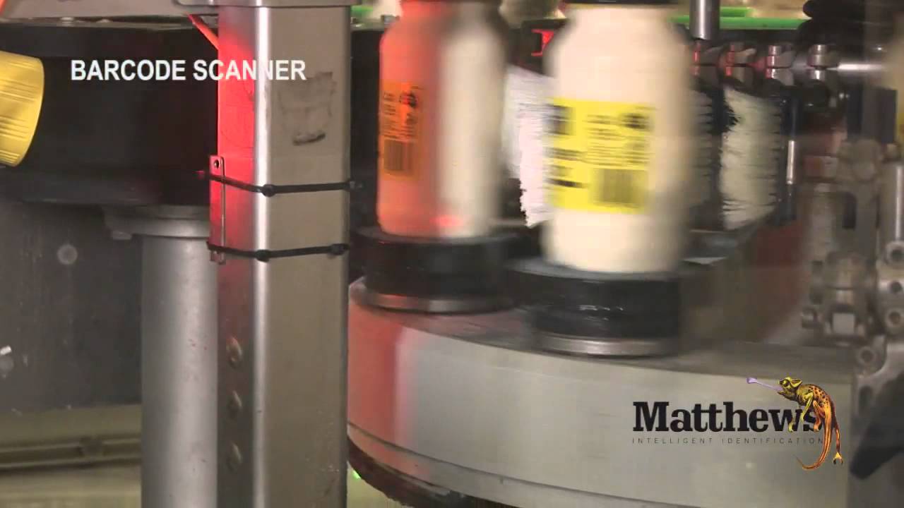 Barcode Scanning and Verification Product Inspection System by Matthews ...