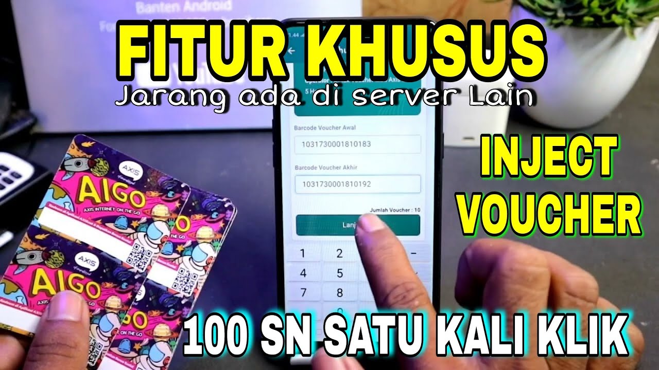Cetak Voucher Masal Kosongan Axis Jadi Kuota Dengan Aplikasi Order ...