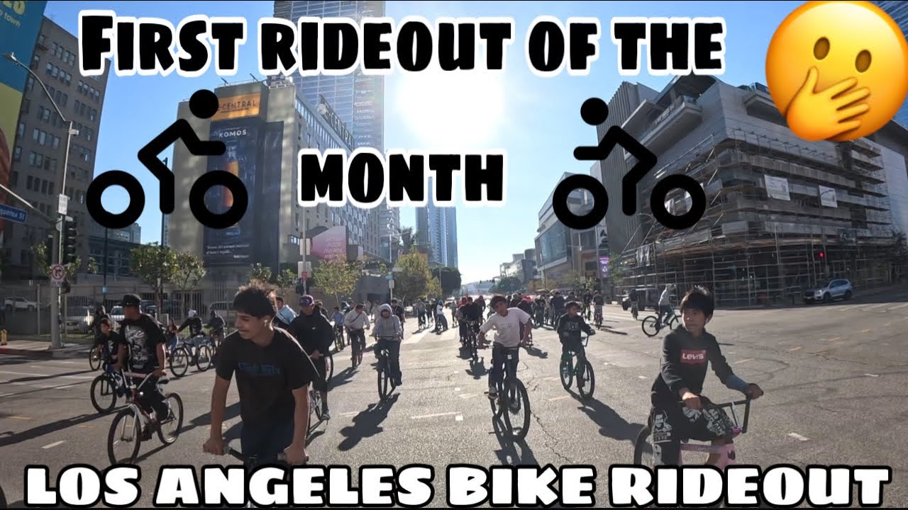 First rideout of the month LA BIKES - YouTube