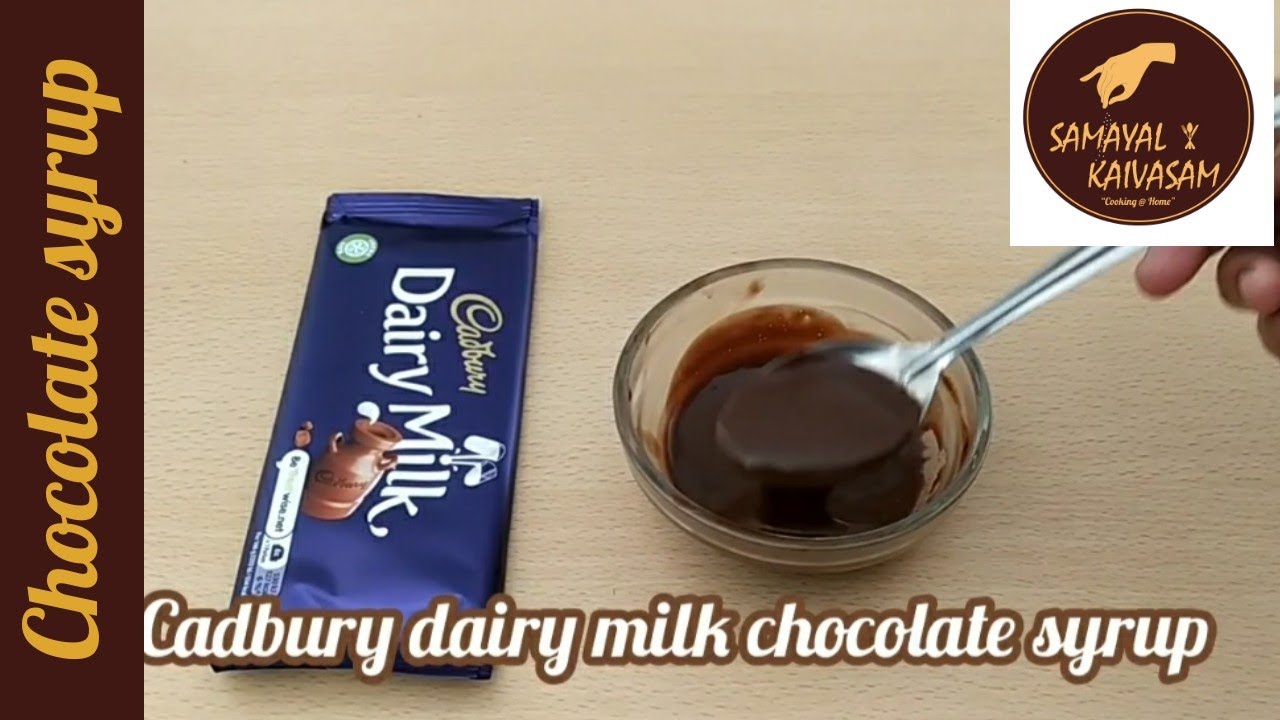 Cadbury dairy milk chocolate syrup | chocolate syrup using Dairy milk ...