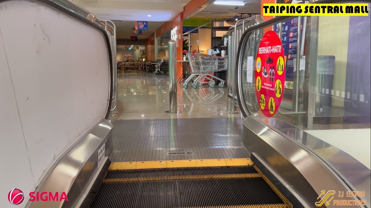 A few of Sigma Escalators at Taiping Sentral Mall, Taiping, Perak ...