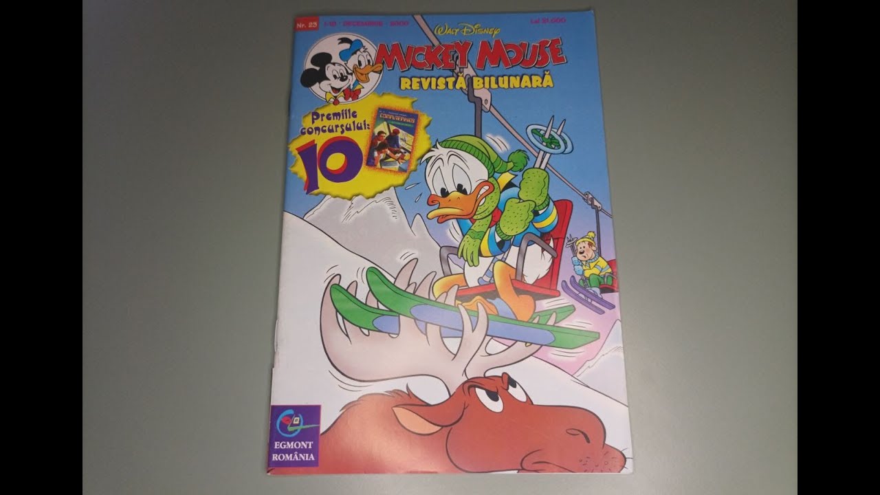 [67] Mickey Mouse #23 din 2000 de la Egmont Romania - YouTube