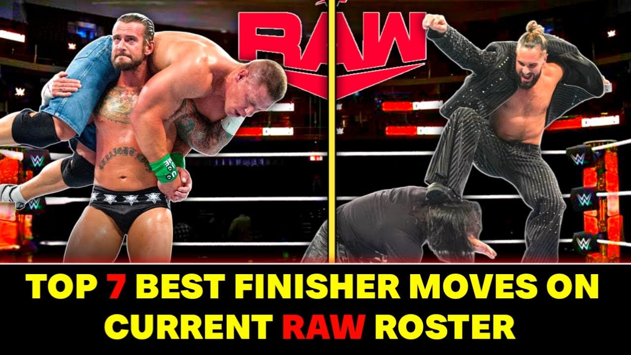 Top 7 Best Finisher Moves On Current RAW Roster 🤩 || WWE Best Moves On ...