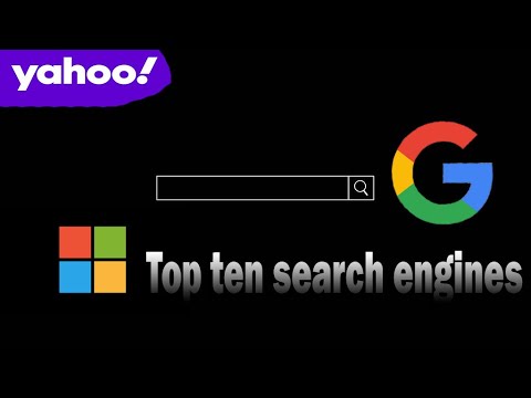 Top ten search engines in the world - YouTube