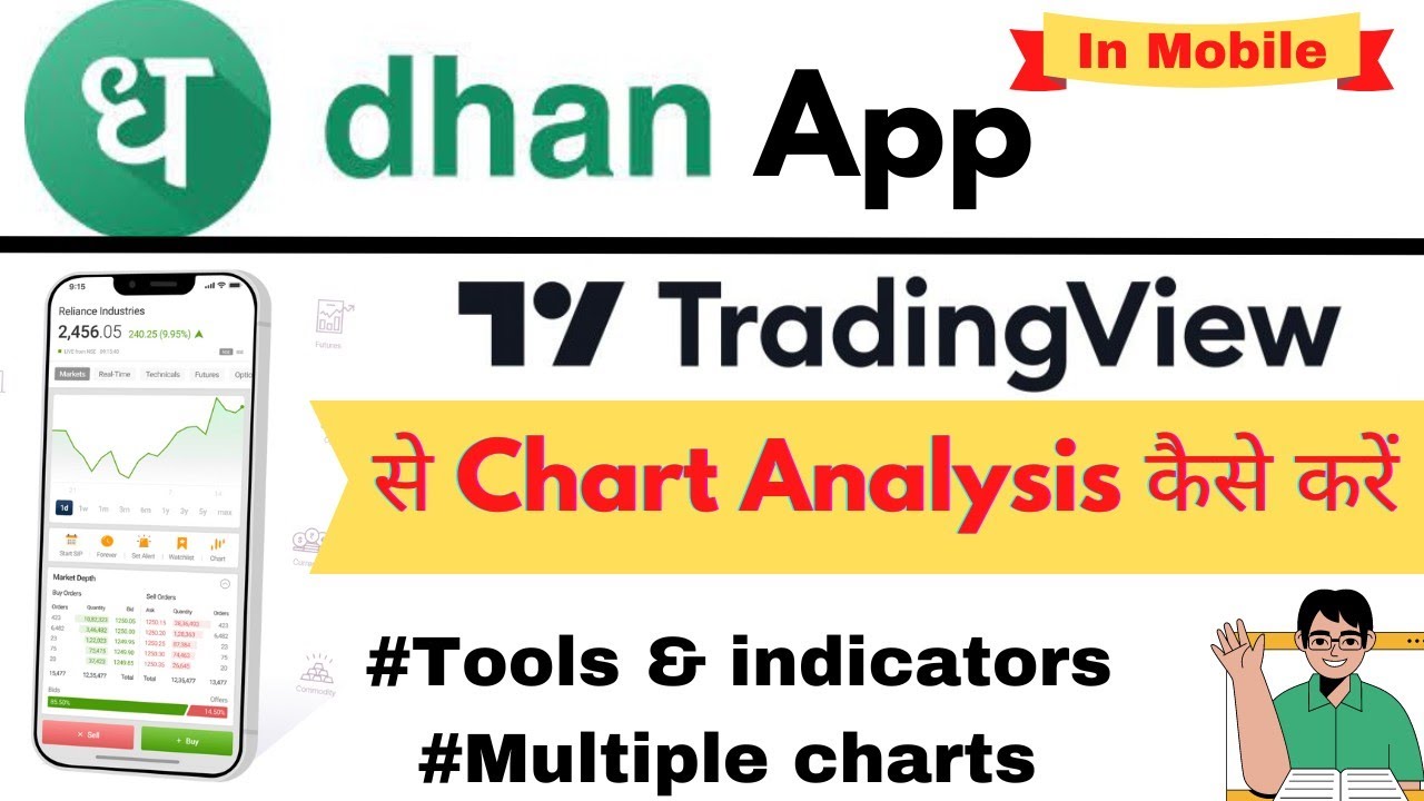 मोबाइल में Trading view का यूज कैसे करें | How to use Trading view in ...
