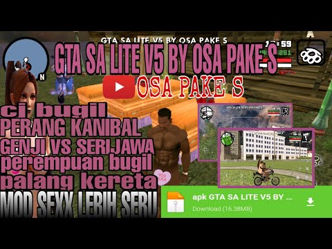 REVIEW! GTA SA NUANSA INDONESIA V5 🇮🇩🇮🇩🇮🇩 ||BY OSA PAKE S Yu..300MB