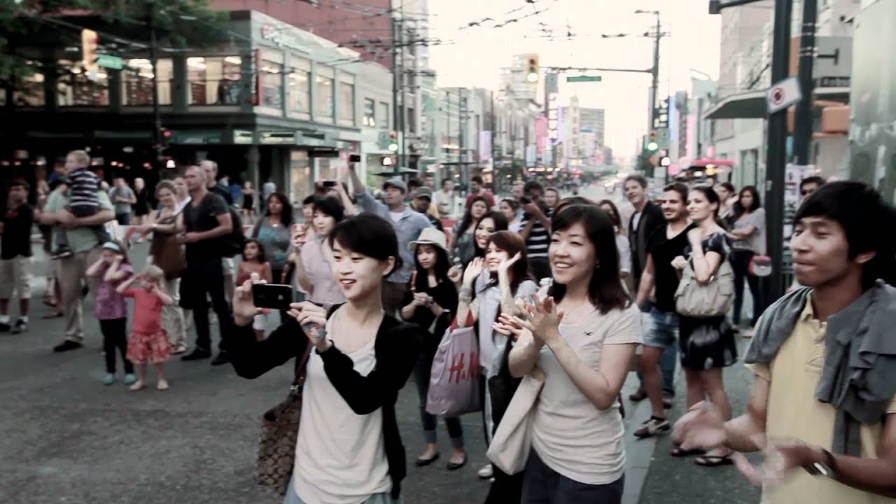 [OFFICIAL] Nanoom Vancouver Flash Mob 'God is Good' - YouTube