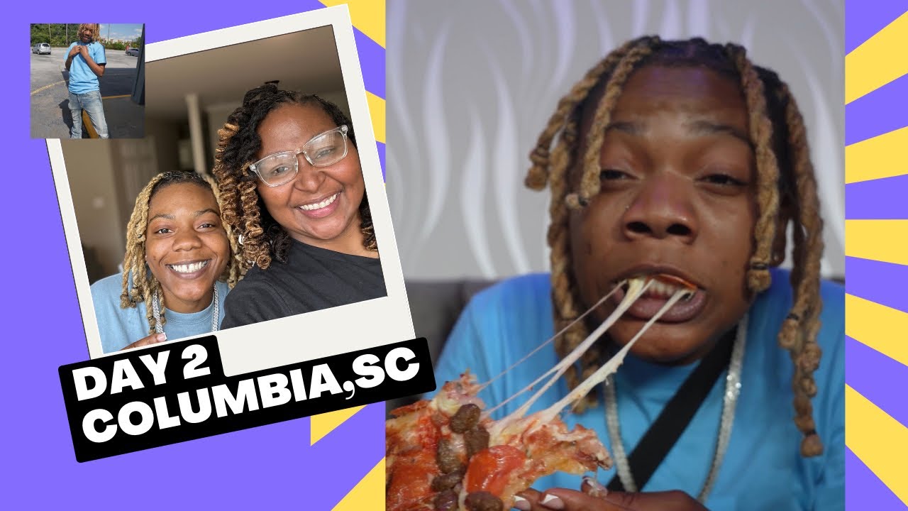 Day 2 Columbia,Sc | A SUPPORTER FED ME & DID MY HAIR | Hilarious Slices ...