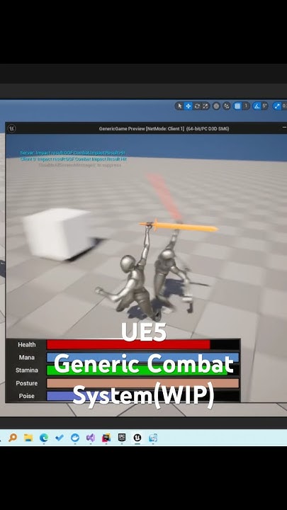 UE5 Generic Combat System (Souls-like) WIP.#unrealengine #ue5 #eldenring #gamedev - YouTube