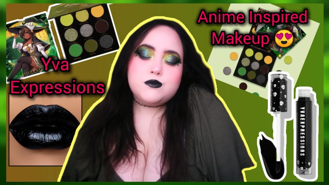 First Time Trying out💚Yva Expressions | 💚Witch's Brew Palette + Lip Products + Eye Look ...